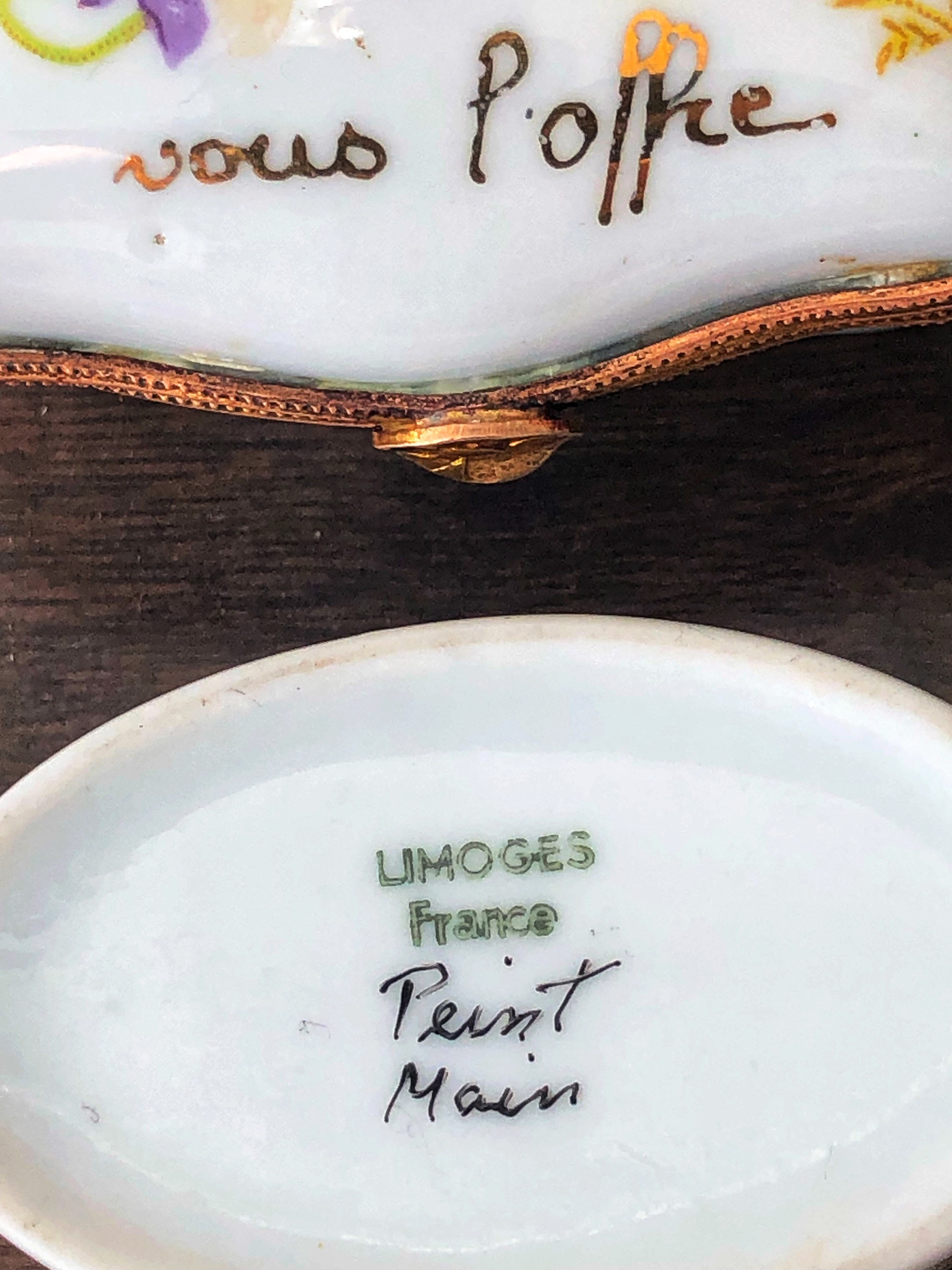 Duo of Limoges Trinket Boxes Peint Main Made in France - Etsy