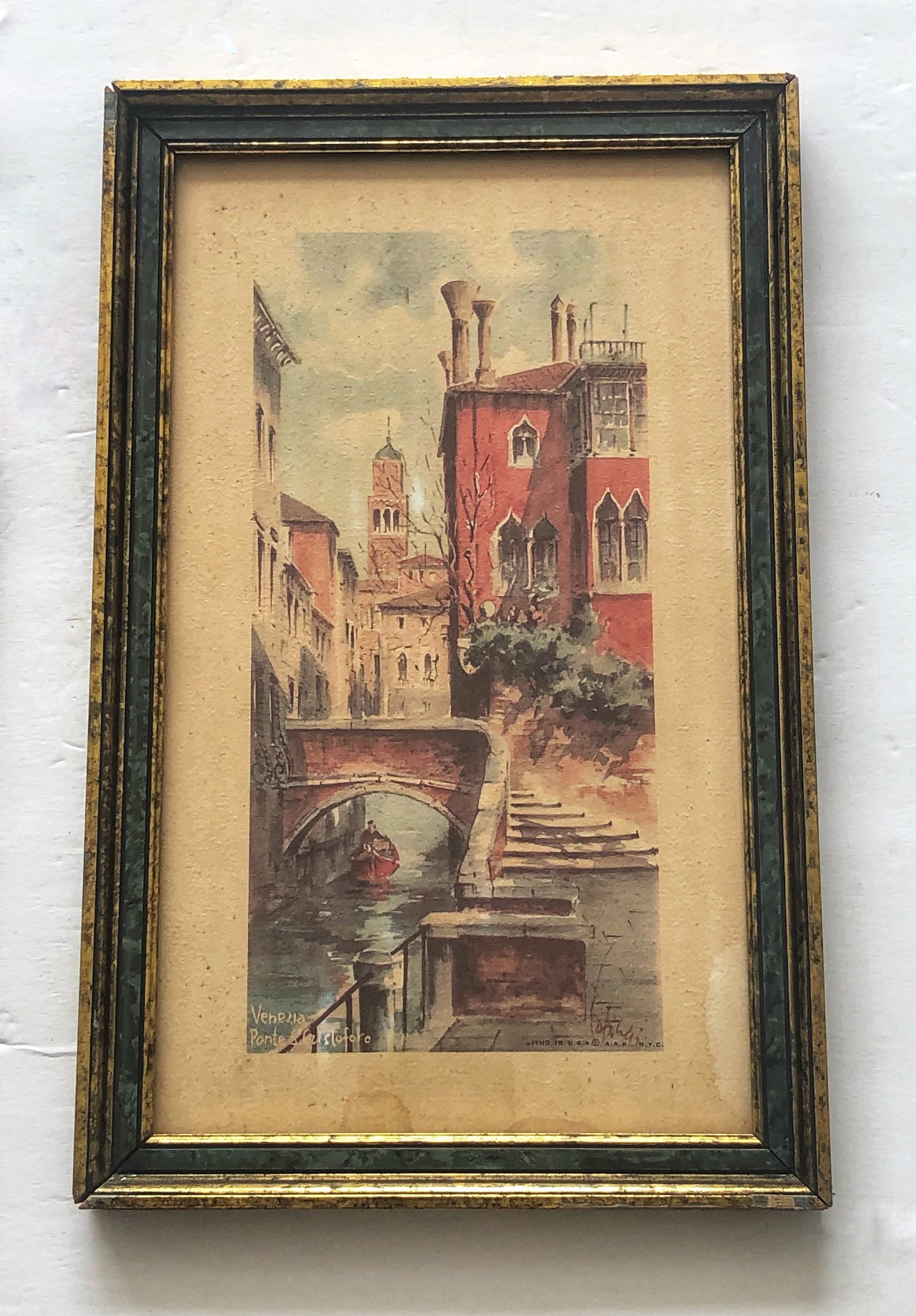Set of 2 Vintage Arthur A Kaplan Co Litho in USA A.A.K NYC. - Etsy
