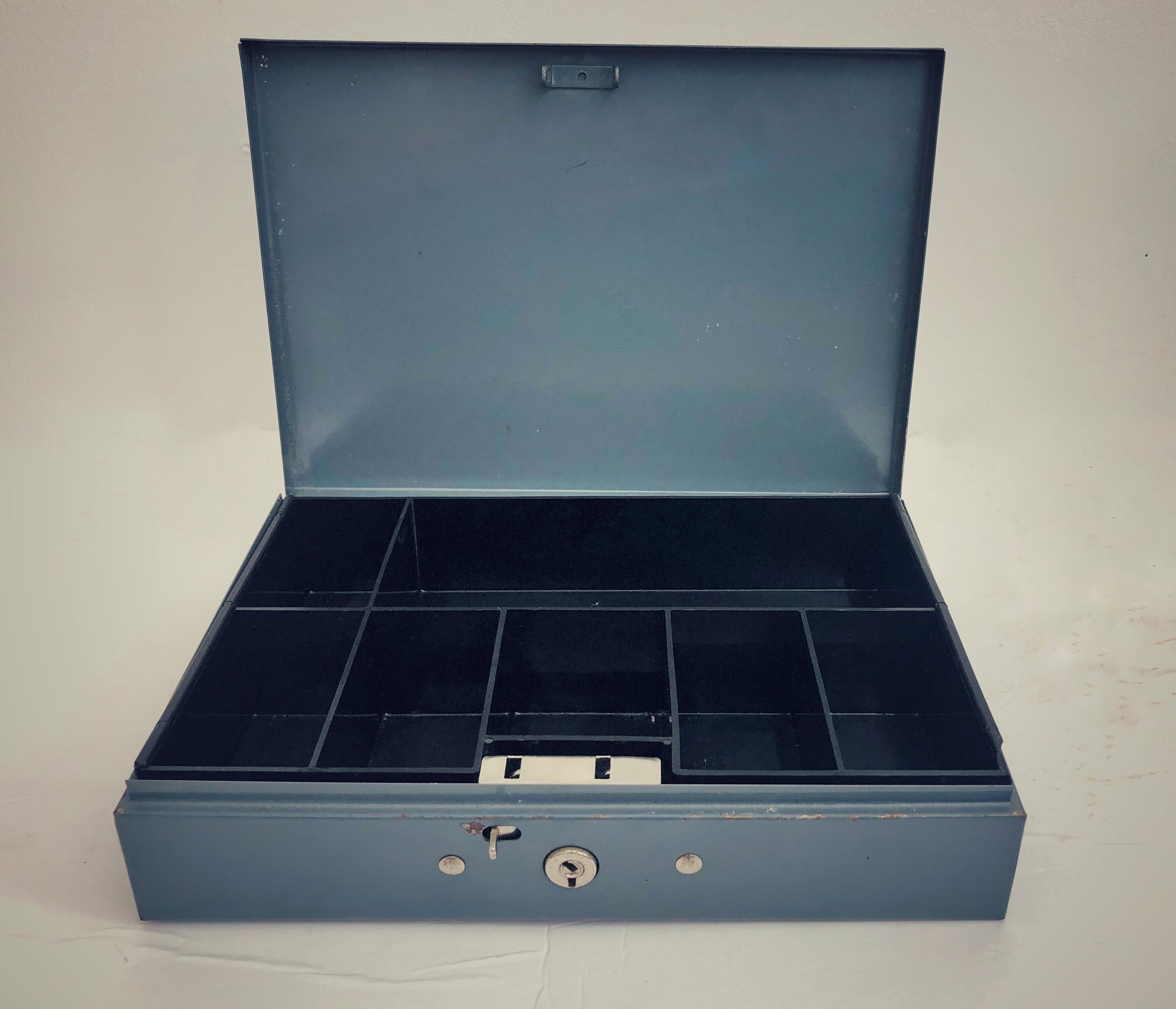 Industrial Lit-ning Metal Cash Box Divided Tray - Etsy
