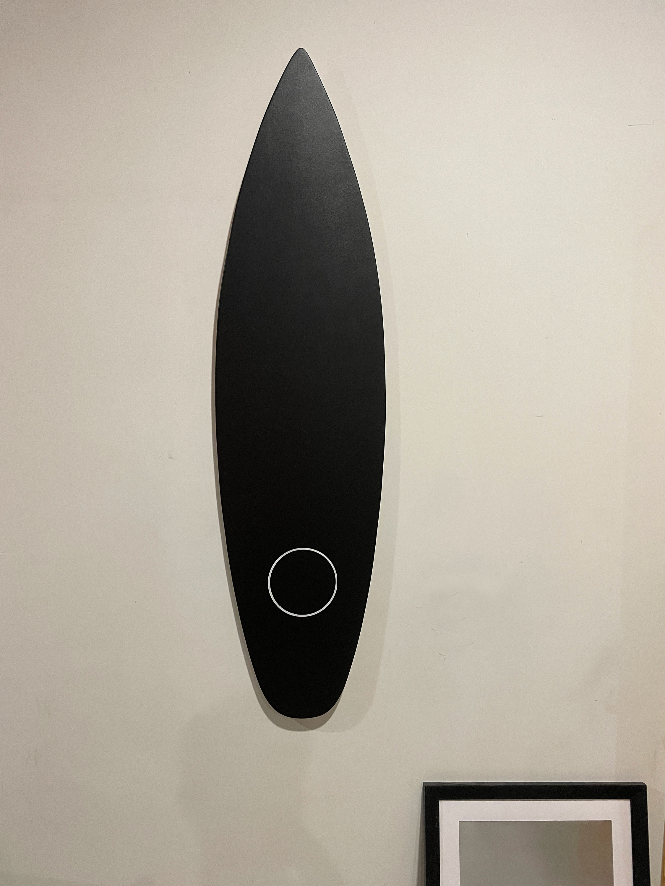Black Decorative Surfboard Wall Art - Etsy