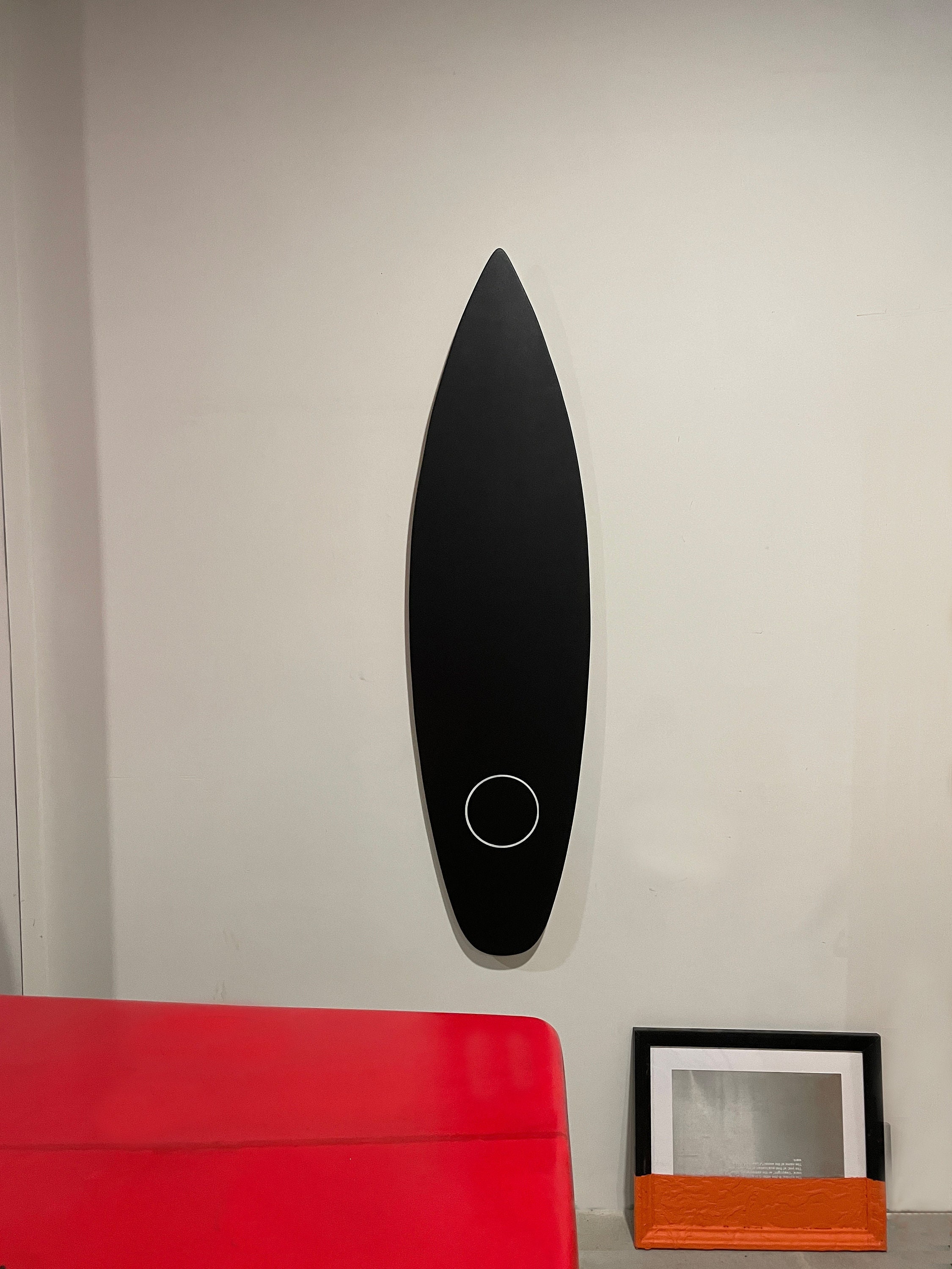 Black Decorative Surfboard Wall Art - Etsy