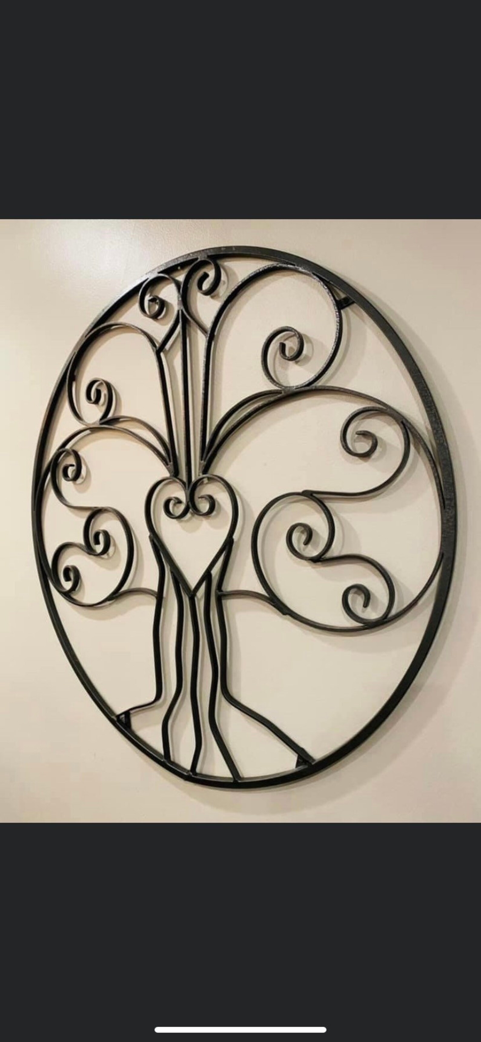 Wrought iron tree of life made to order | Etsy