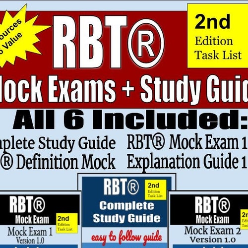 RBT Competency Assessment Study Guide 2nd Edition Task List - Etsy