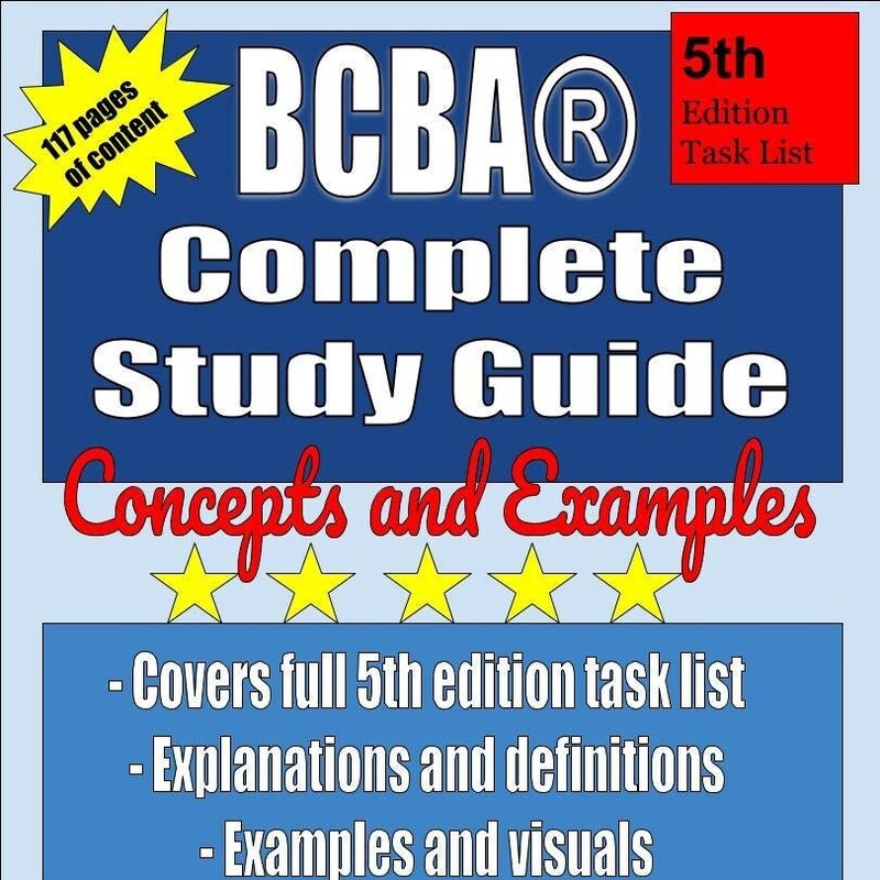 Bcba Task List 5th Edition - Etsy