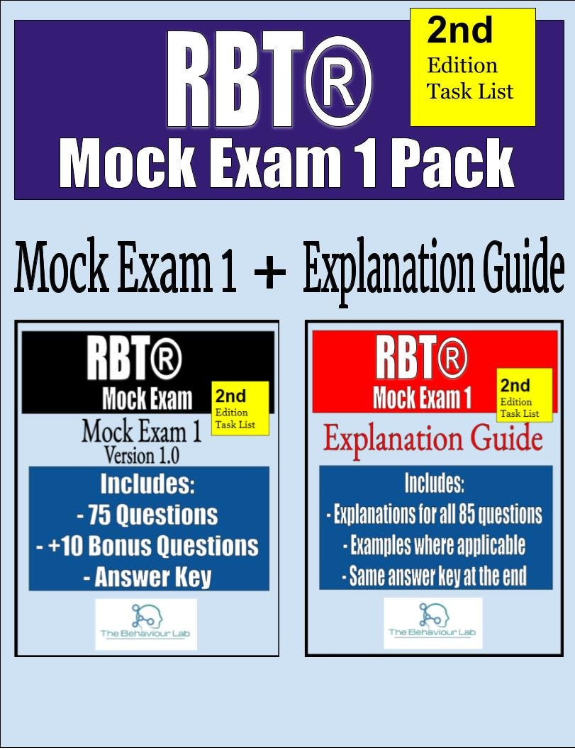 RBT Mock Exam 1 | RBT Explanation Guide | 75 Questions + 10 Bonus ...