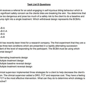 6th Edition BCBA Mock Exam | Explanation Guide | 175 Questions + 10 ...