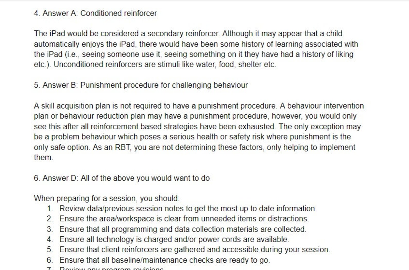 RBT Mock Exam 1 | RBT Explanation Guide | 75 Questions + 10 Bonus ...