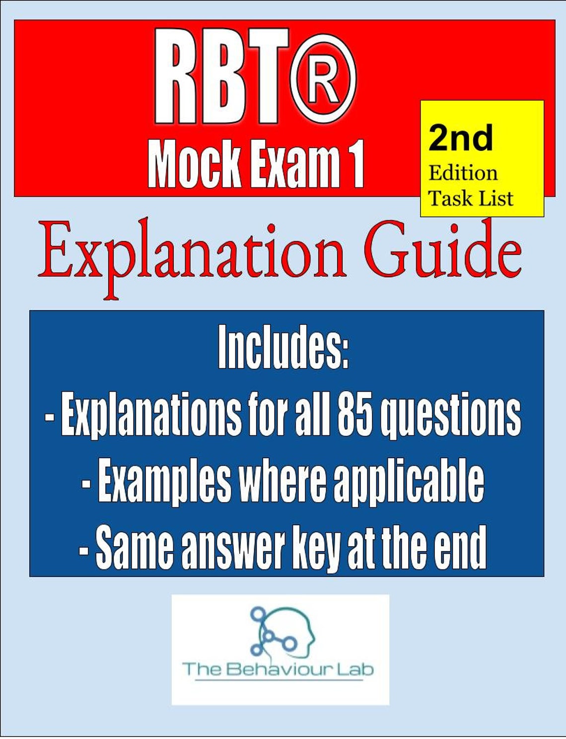 Rbt Mock Exam Explanation Guide All 85 Answers Explained Rbt Test Rbt Practice Exam 2nd Edition
