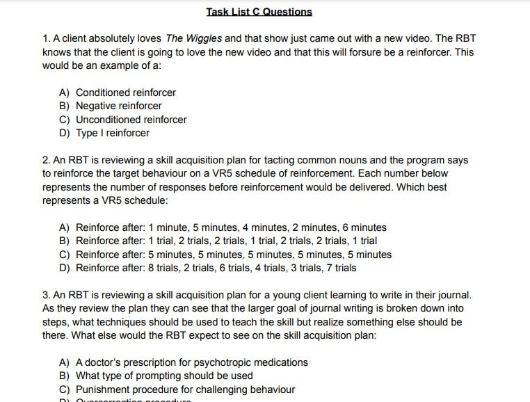 RBT Mock Exam Explanation Guide All 85 Answers Explained RBT Test RBT ...