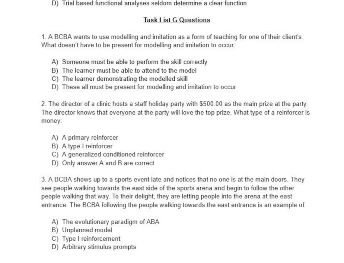 6th Edition BCBA Mock Exam | Explanation Guide | 175 Questions + 10 ...