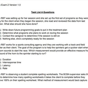 RBT Exam Study Bundle | 2nd Edition Task List | 3 Mock Exams ...