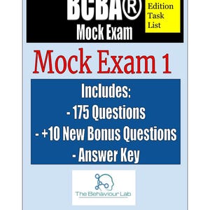 BCBA Exam Study Bundle | BCBA Mock Exam 1 & 2 | Study Guide ...