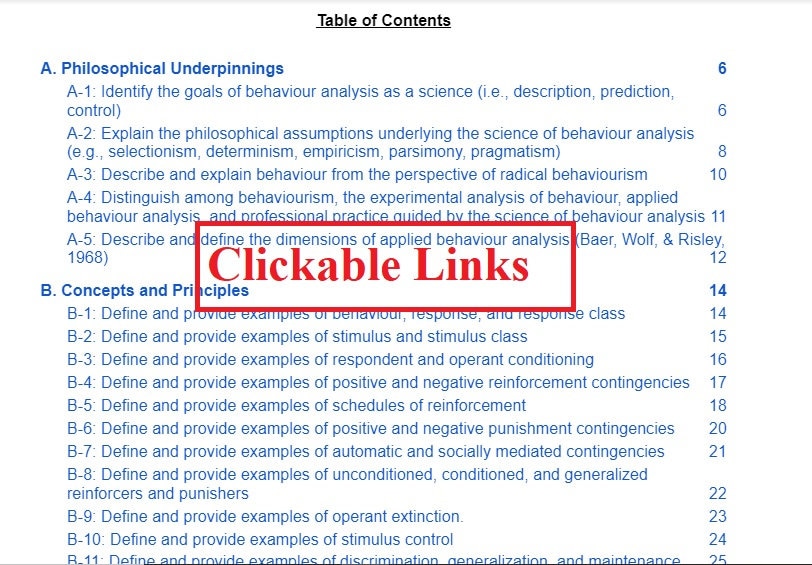 6th Edition Task List | BCBA Exam Complete Study Guide | BCBA Exam ...