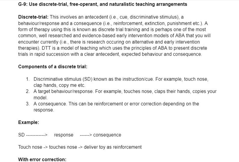 6th Edition Task List | BCBA Exam Complete Study Guide | BCBA Exam ...