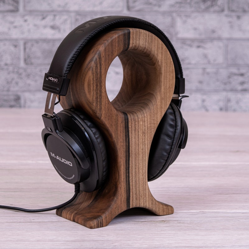 Wood Headphone Stand - Etsy