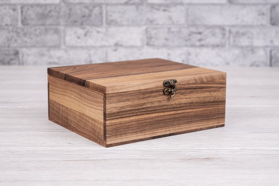 Personalized Wooden Keepsake Box Custom Engraved Memory - Etsy