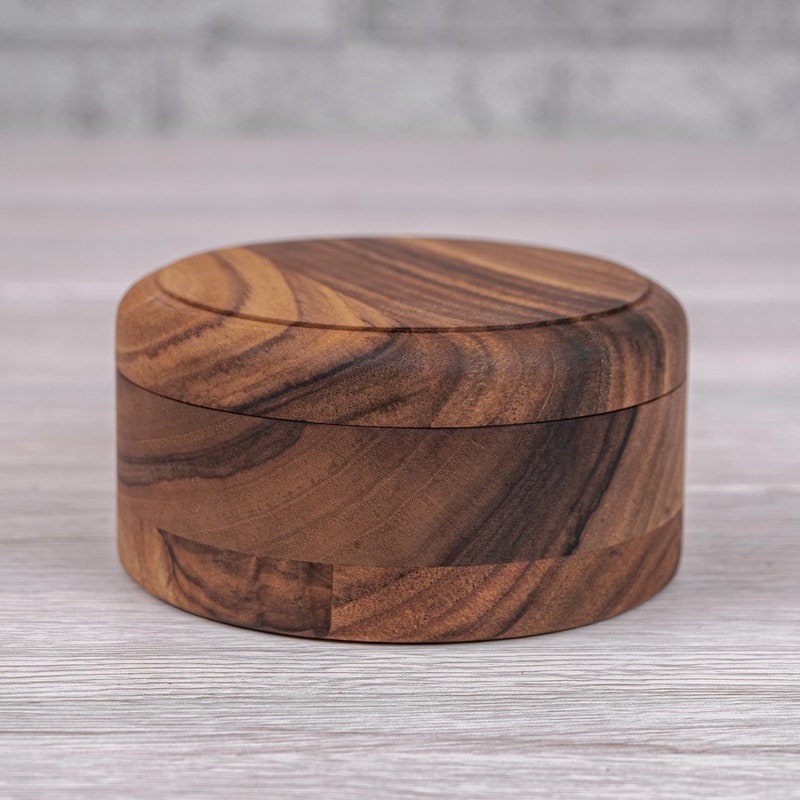 Round Wood Box - Etsy