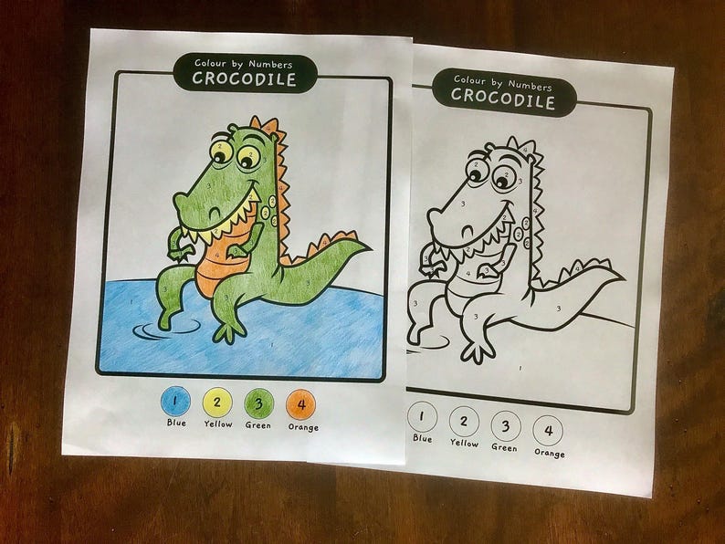 30- Kids Printable, Activities, Counting the Pictures and Colour by ...