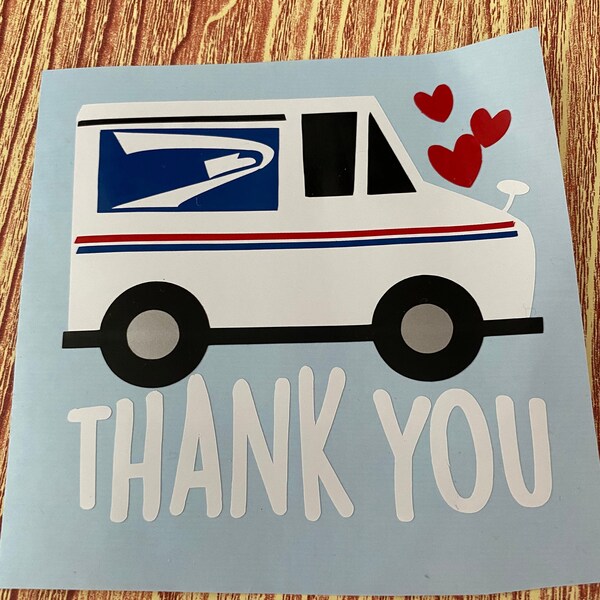 Mail Carrier Decal - Etsy