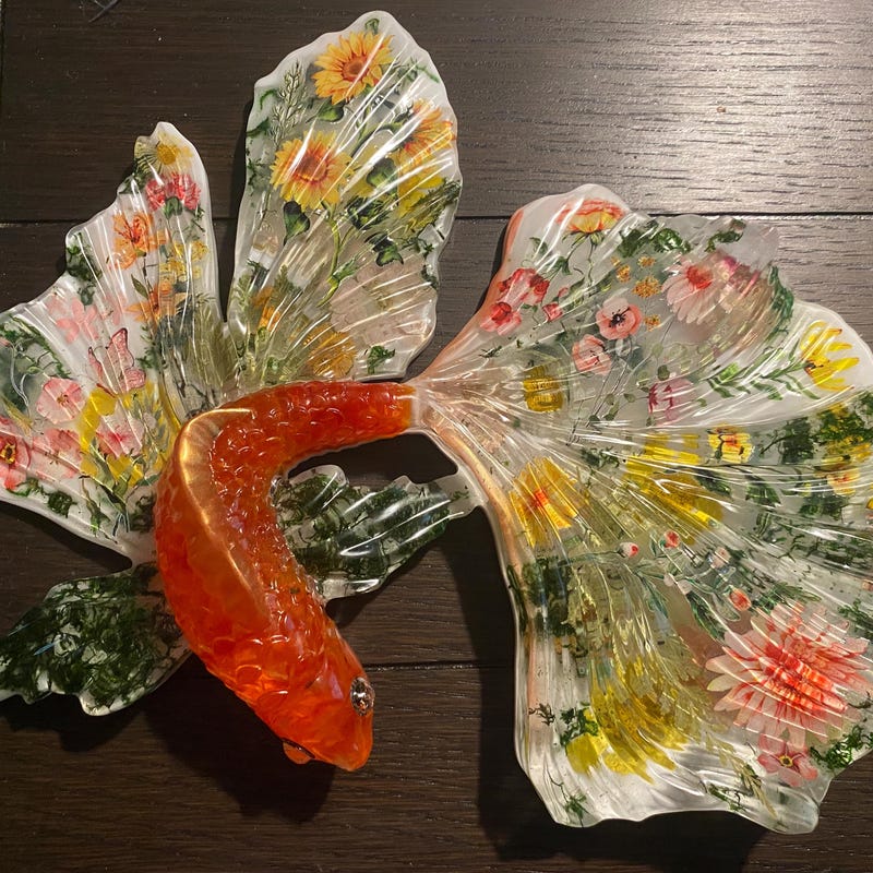 Resin Koi Fish - Etsy
