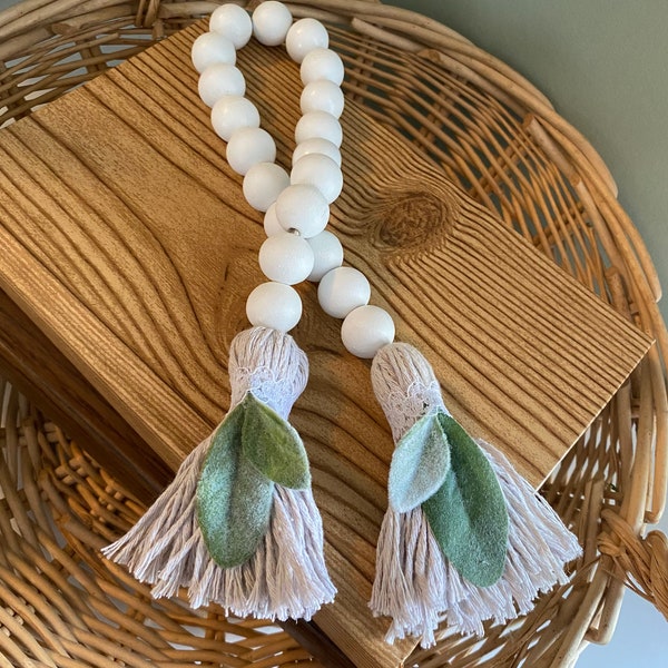 Wood Bead Garland - Etsy