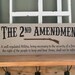 2nd Amendment Sign Man Cave Decor Bill of Rights Gift for Him USA - Etsy