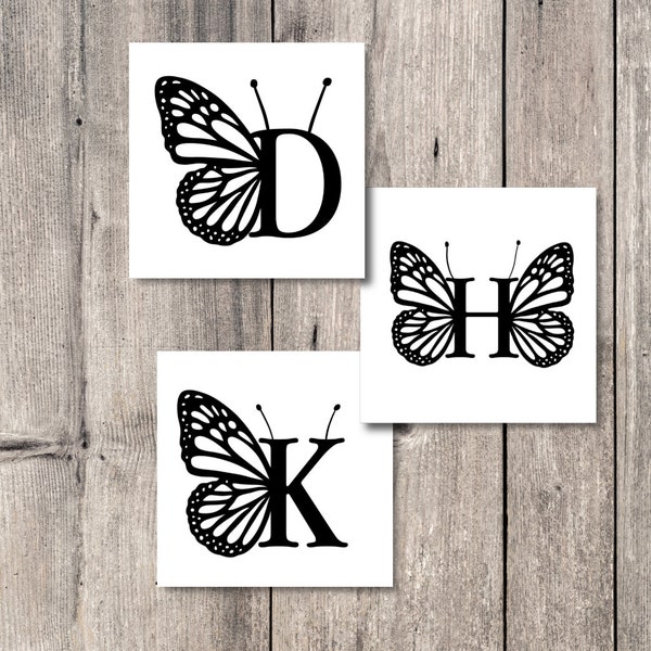 Butterfly Monogram - Etsy