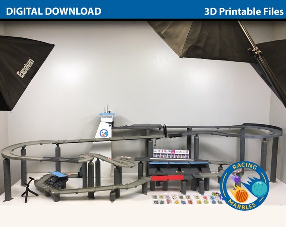 Marble Sports Racing System DIGITAL FILES for 3D Printing A - Etsy