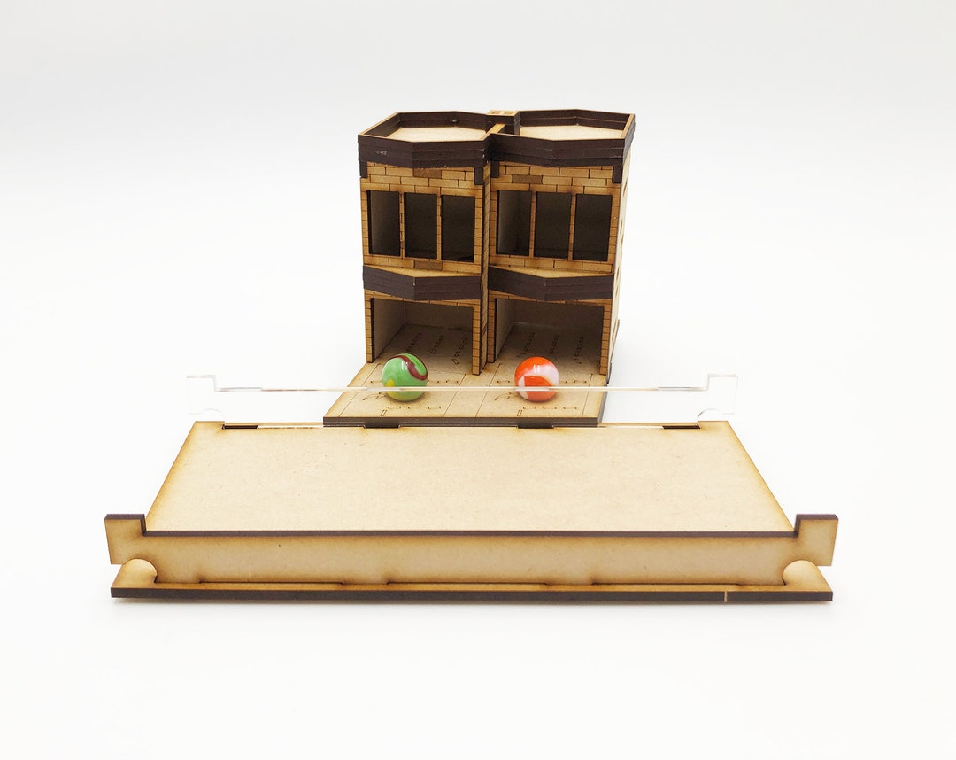 PIT BOXES, Modular Pits for Your Racing Marbles, Marble Race Track Kit ...