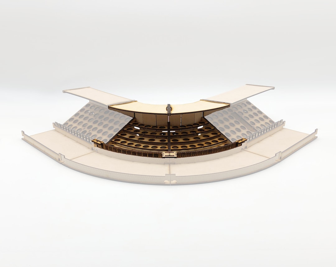 CORNER SPECTATOR STANDS - 2 Pack, Marble Race Track Kit, A Diy Modular ...