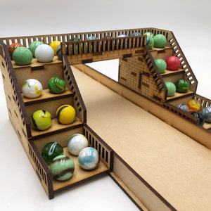 CROSSOVER BRIDGE, Marble Race Track Kit, A DIY Modular Marble Racetrack ...