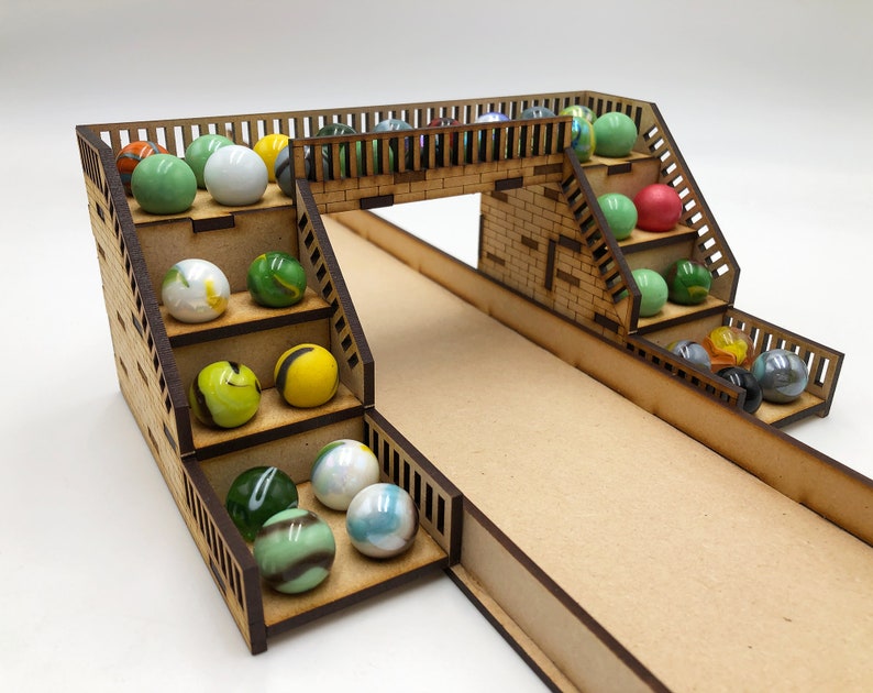CROSSOVER BRIDGE Marble Race Track Kit A DIY Modular Marble - Etsy