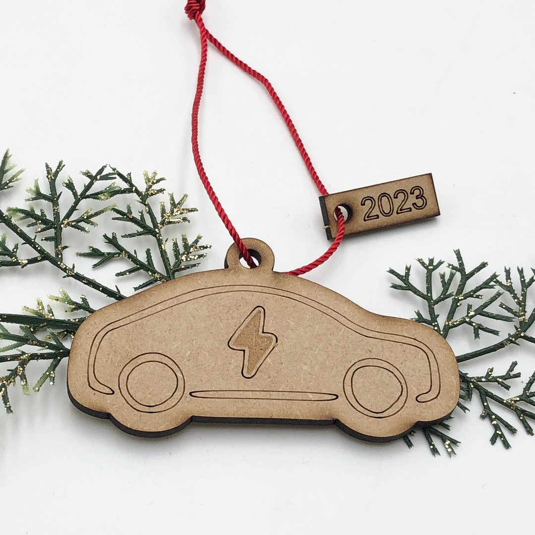Electric Car Lover Gift Electric Car Christmas Ornament Tree Ornament ...