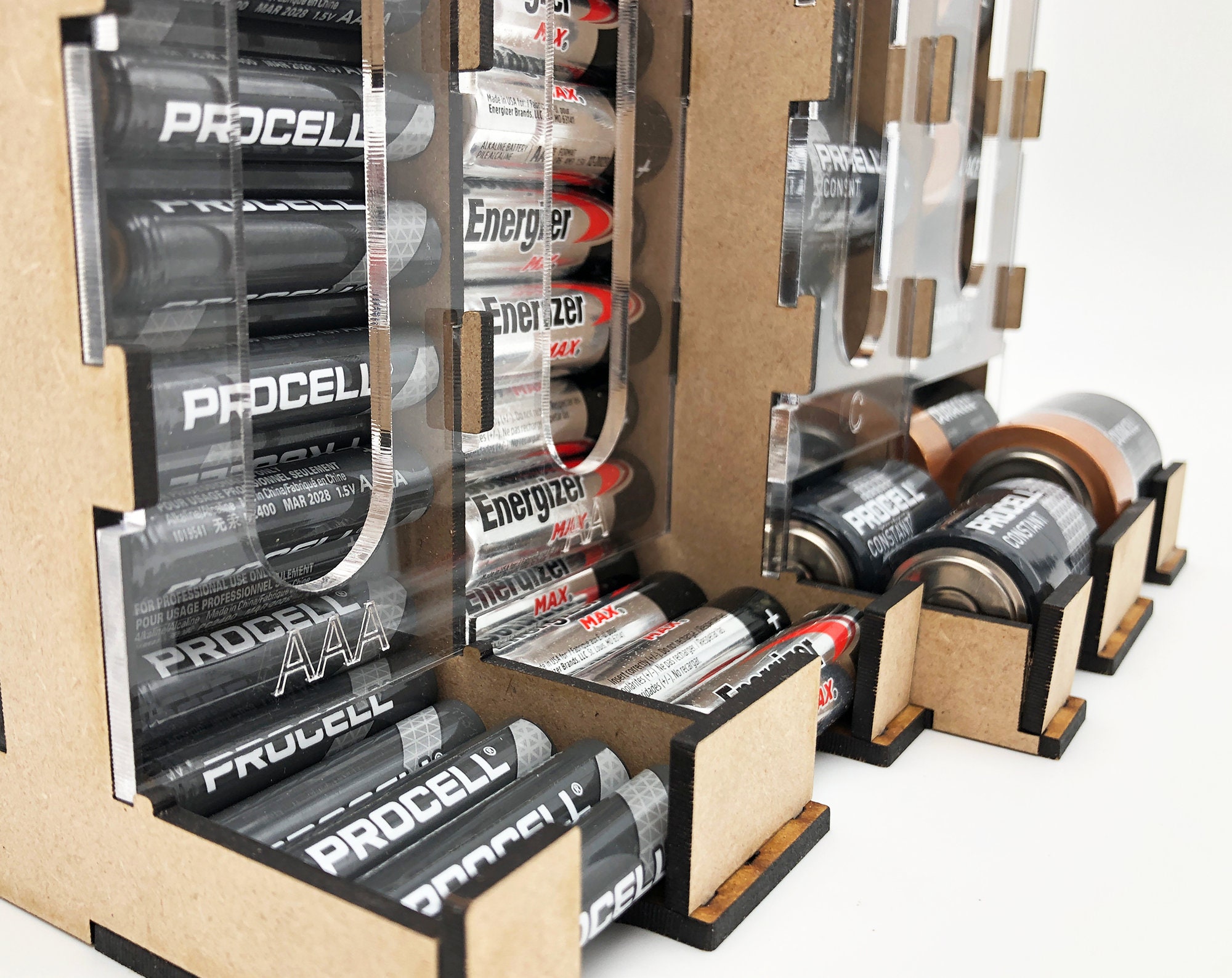 Battery Dispenser: French Cleat Workbench Organizer Laser Cut Files ...