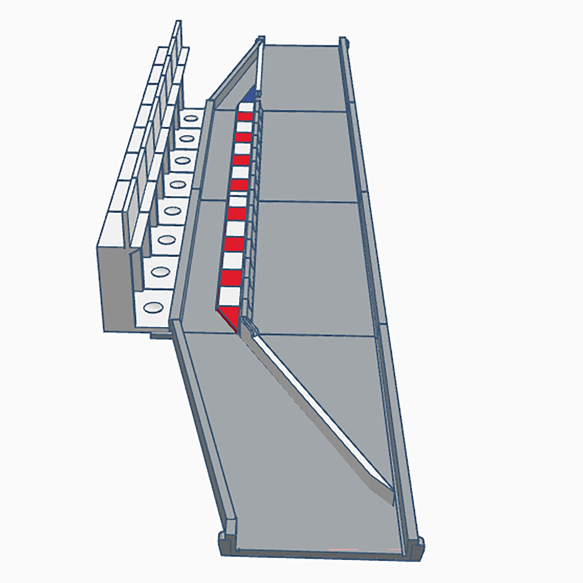 Pit-row With Working Entry and Exit Gates for Marble Sports Racing ...