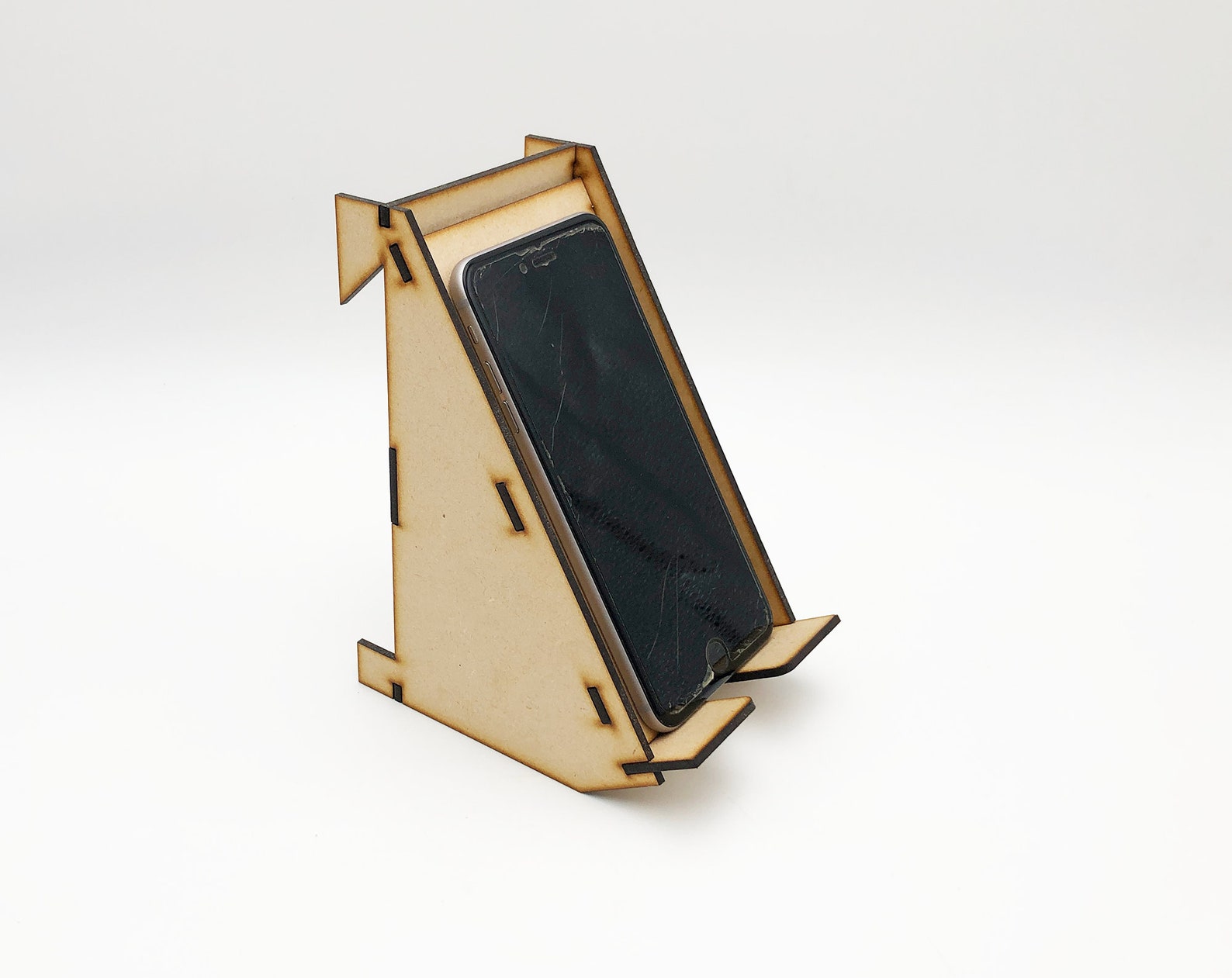 Cell Phone Holder: French Cleat Organizer Laser Cut Files (SVG DXF ...