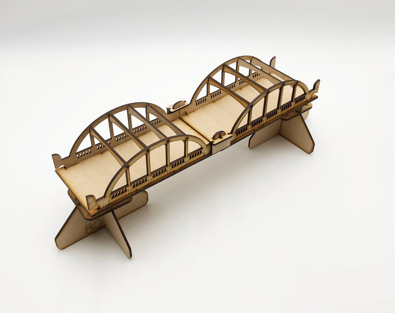 ARCHED BRIDGE - 2 Pack, Marble Race Track Kit, A DIY Modular Marble ...