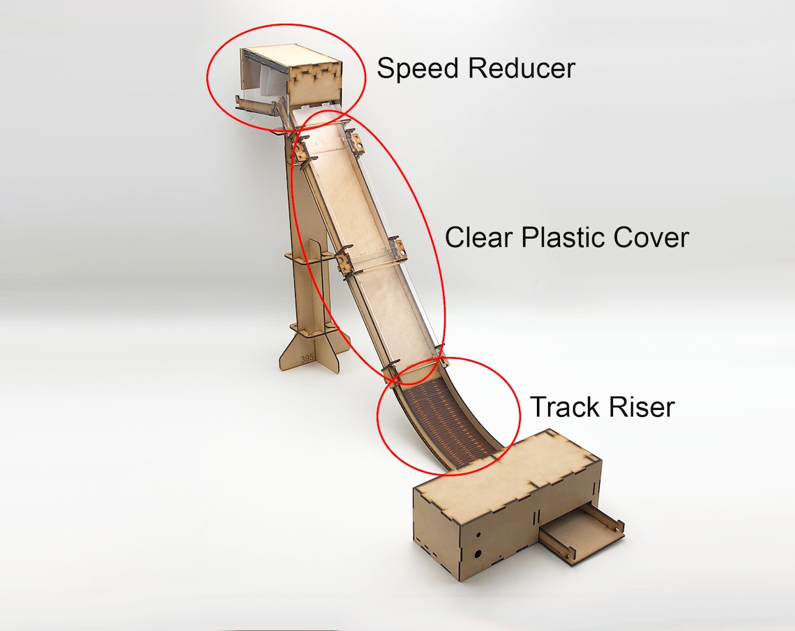 TRACK RISER & SPEED Reducer Marble Race Track Kit A Diy - Etsy