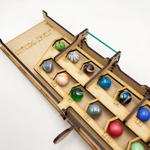 STARTING GRID - 20 Marbles, Marble Race Track Kit, A DIY Modular Marble ...