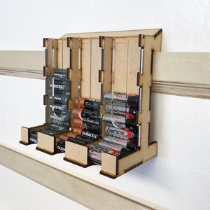 Battery Dispenser for AAA and AA Batteries, Digital Files for Laser or ...