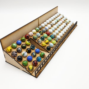 MARBLE SPECTATOR STANDS - 2 Pack, Marble Race Track Kit, A Diy Modular ...