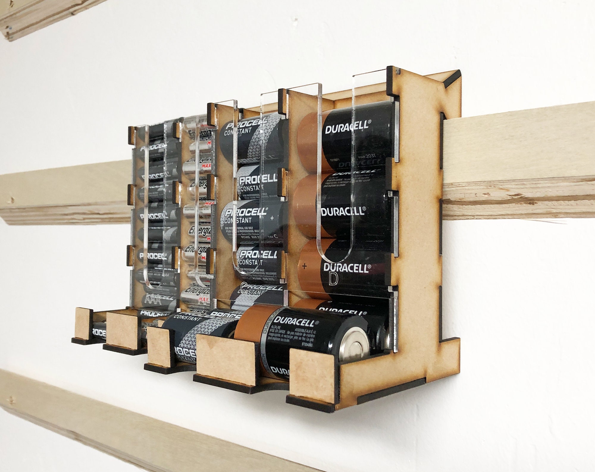 Battery Dispenser: French Cleat Workbench Organizer Laser Cut Files ...
