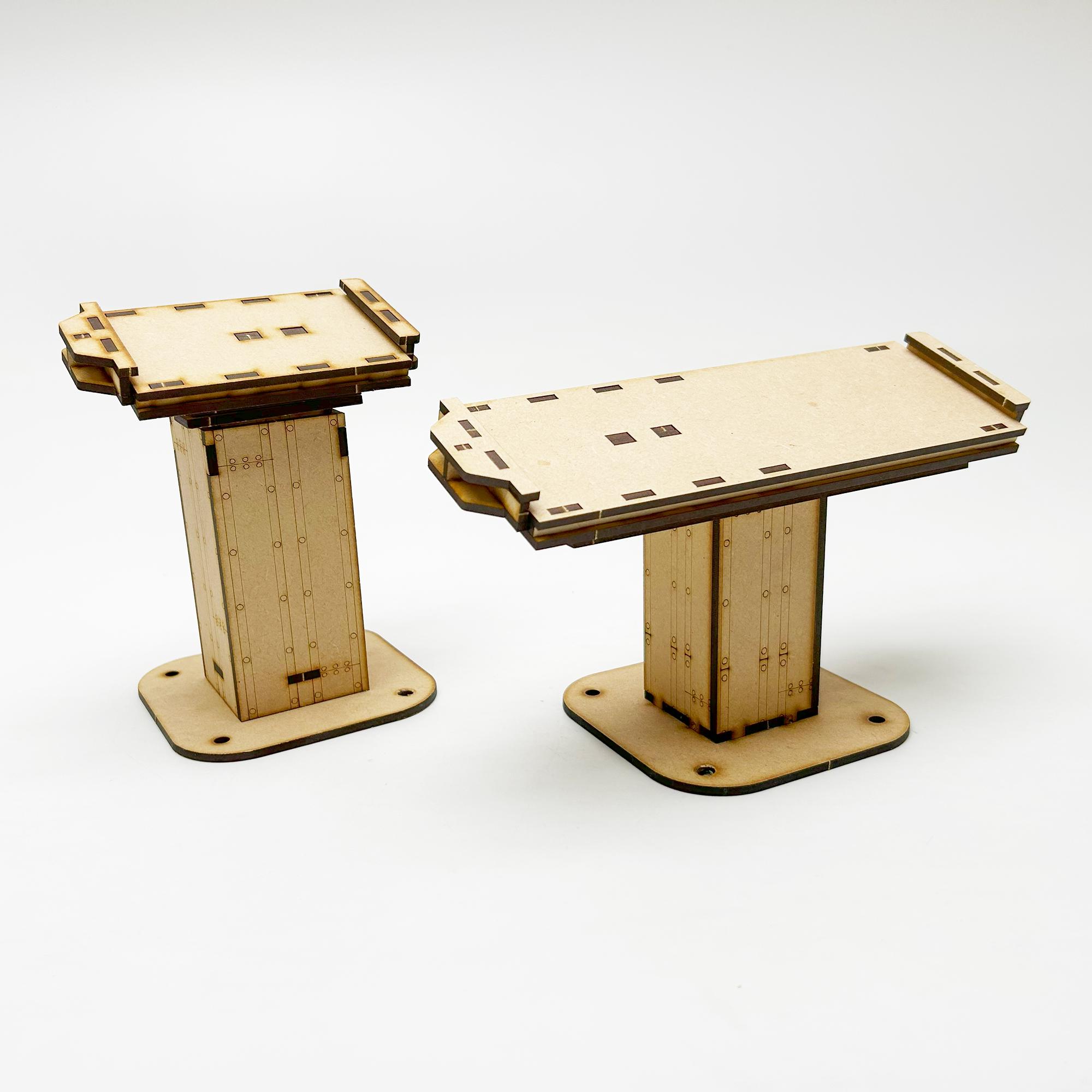 TRACK POST - 3 1/4" (8.0cm), Track Support, Marble Race Track Kit, A ...