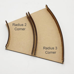 Radius 2 Corner Tracks 4 Pack Marble Race Track Kit A DIY - Etsy