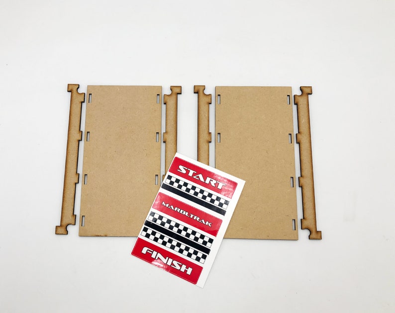 START / FINISH-LINE Tracks - Marble Race Track Kit, A Diy Modular ...