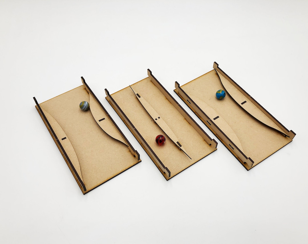 IN-LINE BUFFERS - 3 Pack, Marble Race Track Kit, A Diy Modular Marble ...