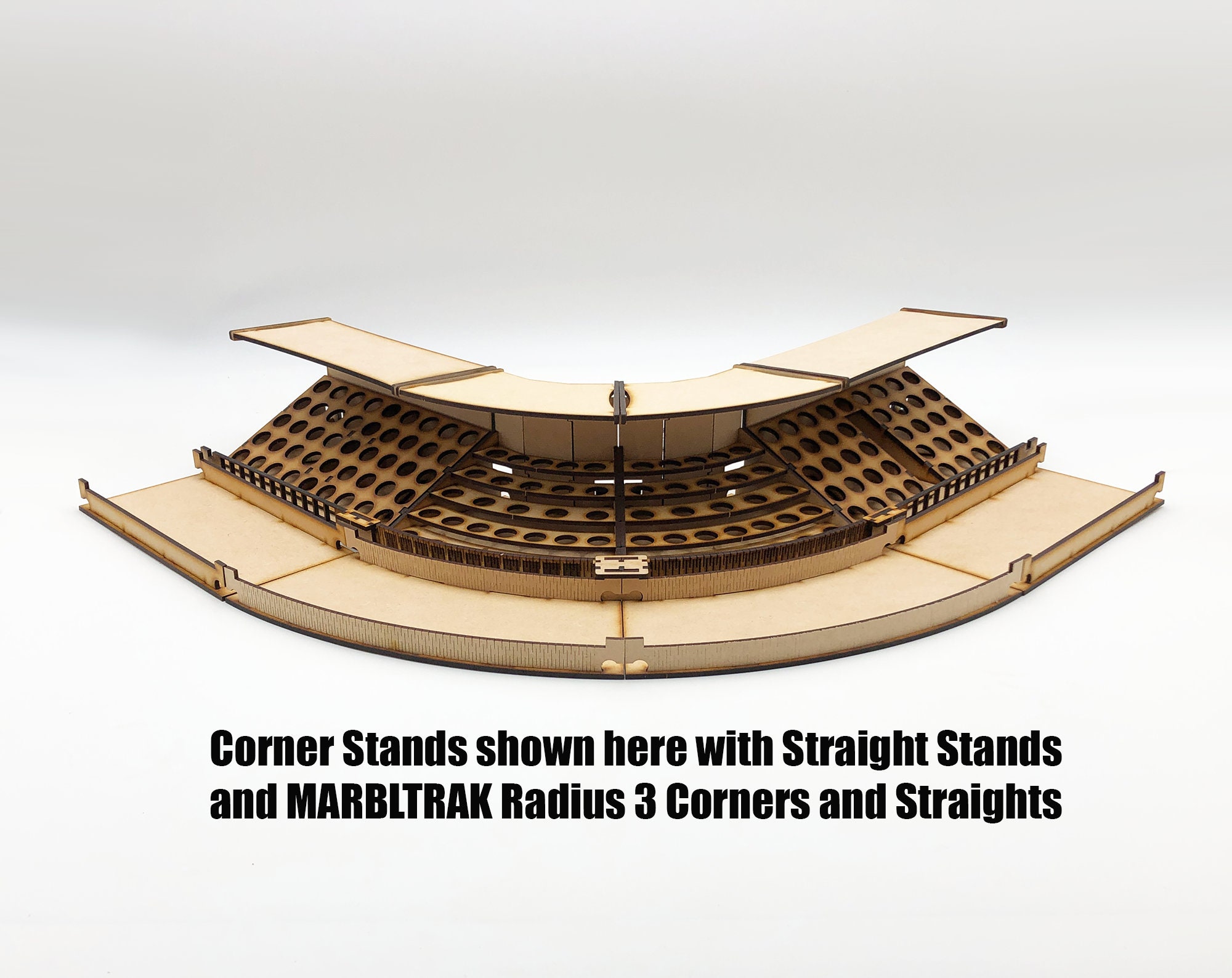 CORNER SPECTATOR STANDS 2 Pack Marble Race Track Kit A Diy - Etsy