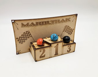 START / FINISH-LINE Tracks Marble Race Track Kit, A Diy Modular Marble ...