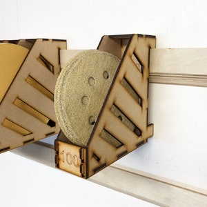 Sandpaper Organizers for 5" and 6" Disc Pads, Digital Files for Laser ...