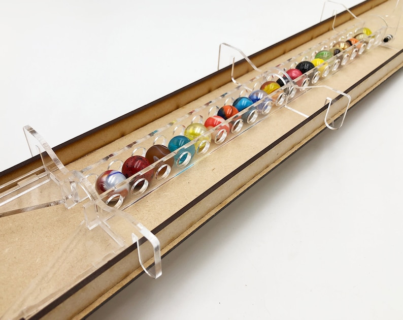 Clear Marble Race FINISHER'S SHOOT for 20 Marbles – MARBLTRAK Add-on ...